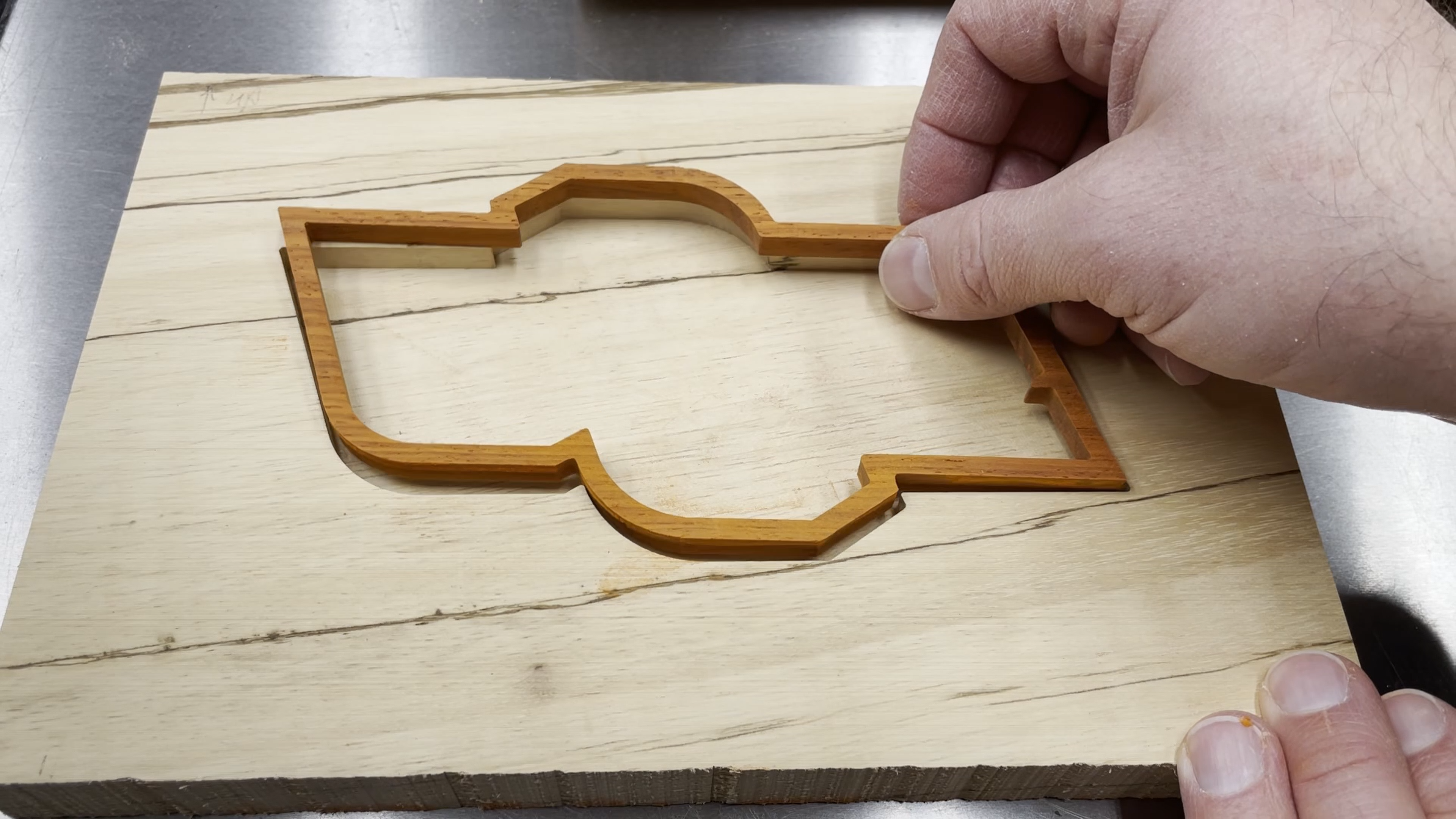 How to Make a Two Color Inlay Tray : 13 Steps (with Pictures ...