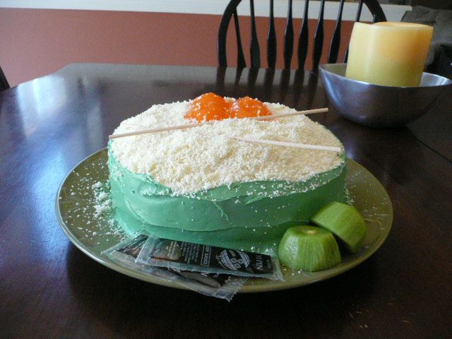 How to Make an Ikura Sushi Birthday Cake : 8 Steps (with Pictures ...
