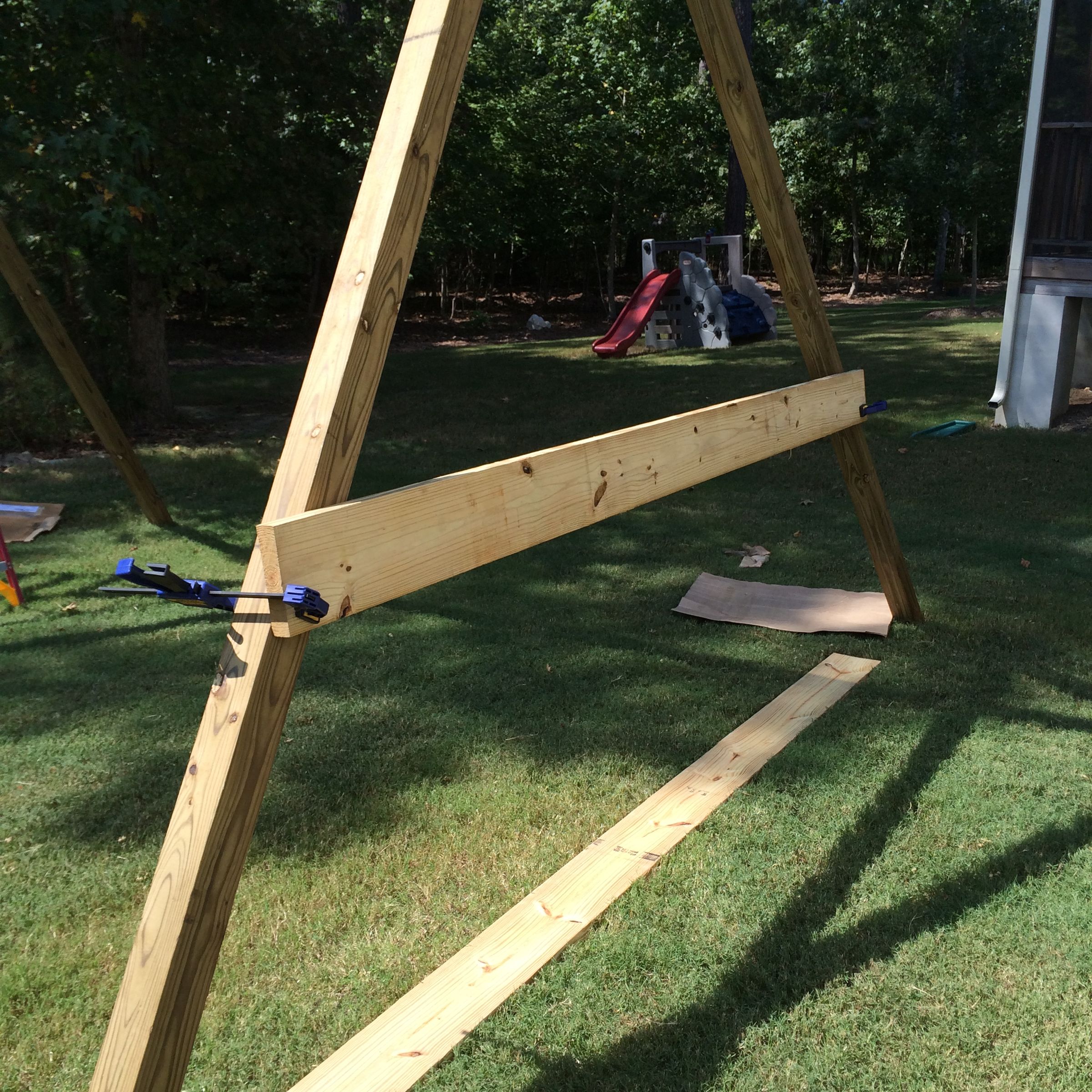 Free-standing A-Frame Swing Set : 8 Steps (with Pictures) - Instructables