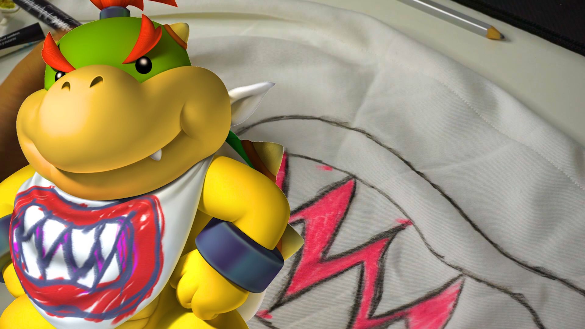 How to Make DIY Bowser Jr. Scarf : 7 Steps - Instructables