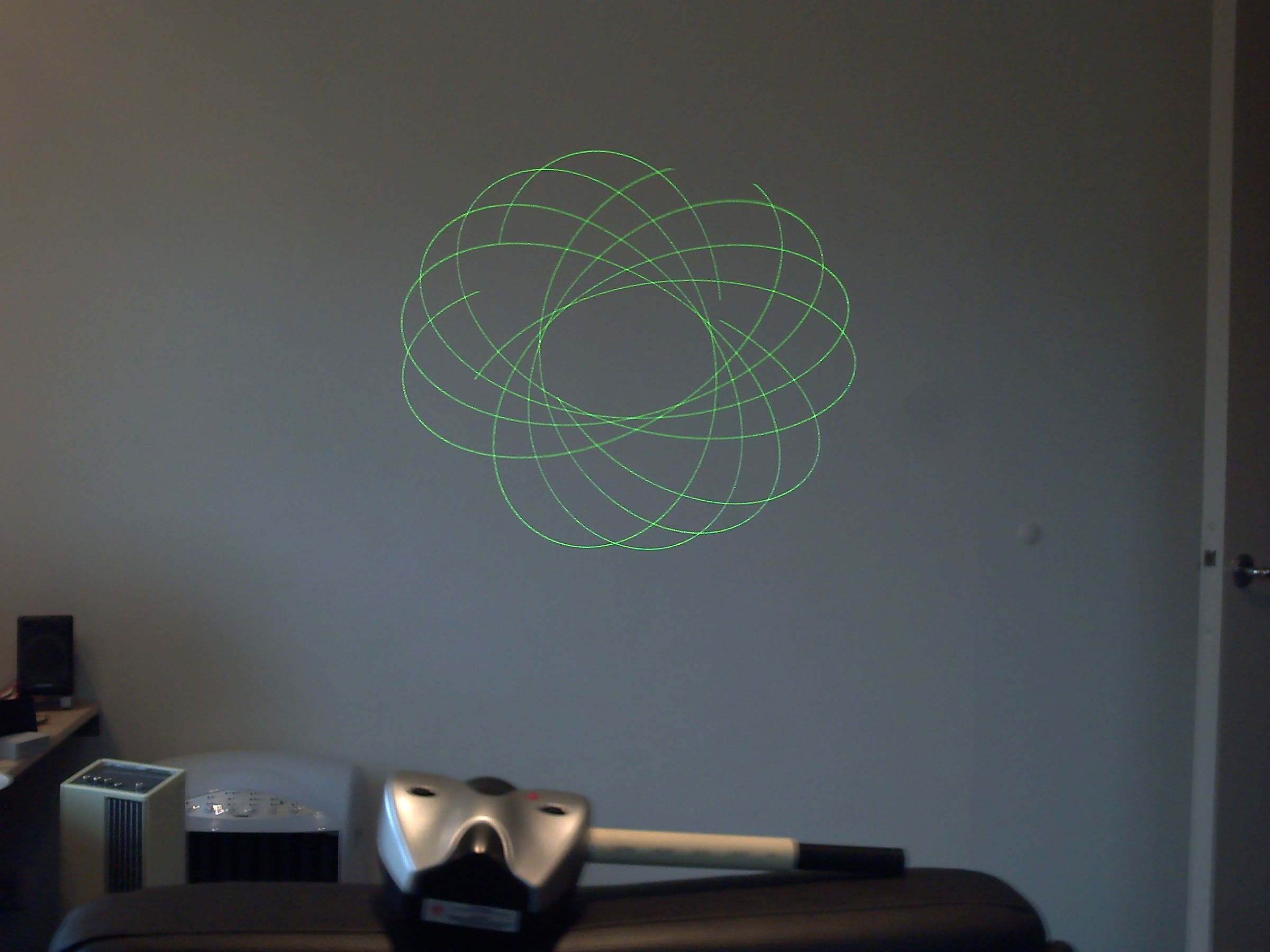 Pocket Laser Light Show New Portable Laser Stage Lights RGB Seven Mode