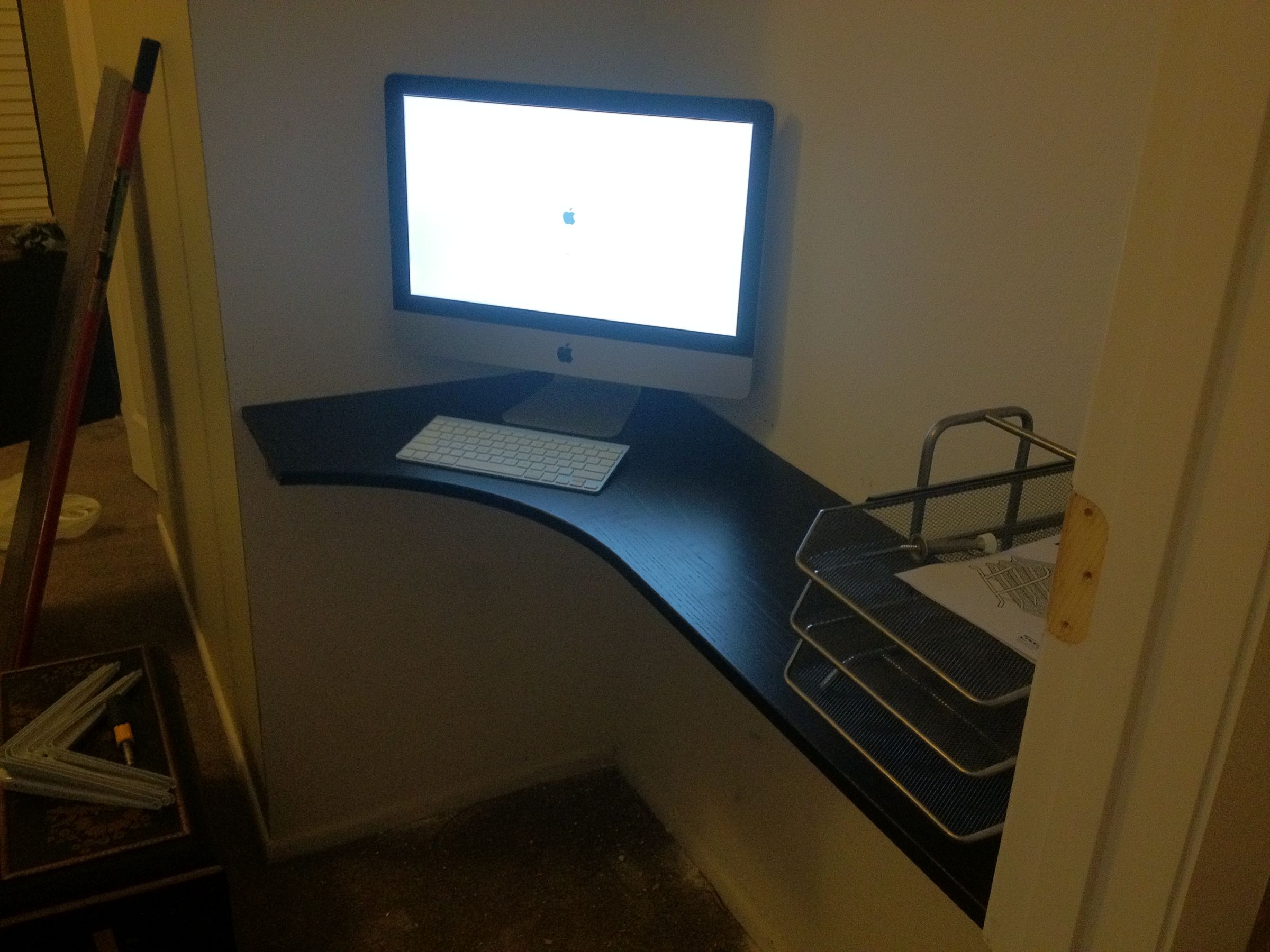 Hacking Ikea Desktop to Use Wasted Space : 6 Steps - Instructables