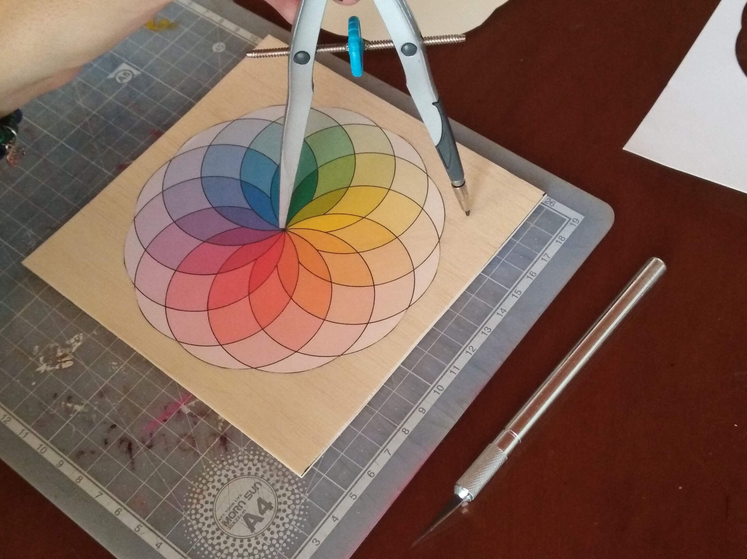 Color Wheel Puzzle : 8 Steps (with Pictures) - Instructables