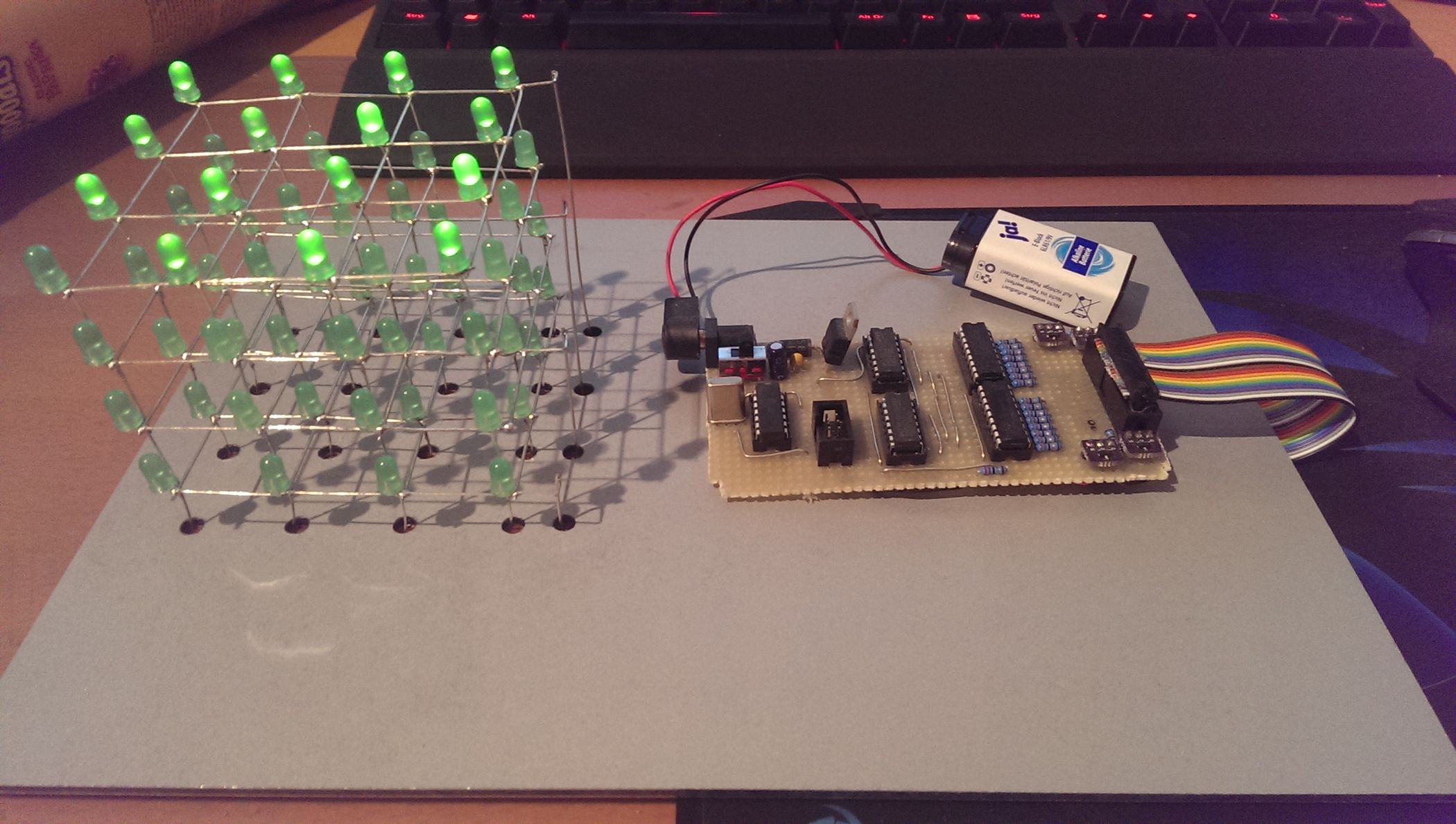 Led Cube 4x4x4 Circuit Diagram 4×4×4 Led Cube