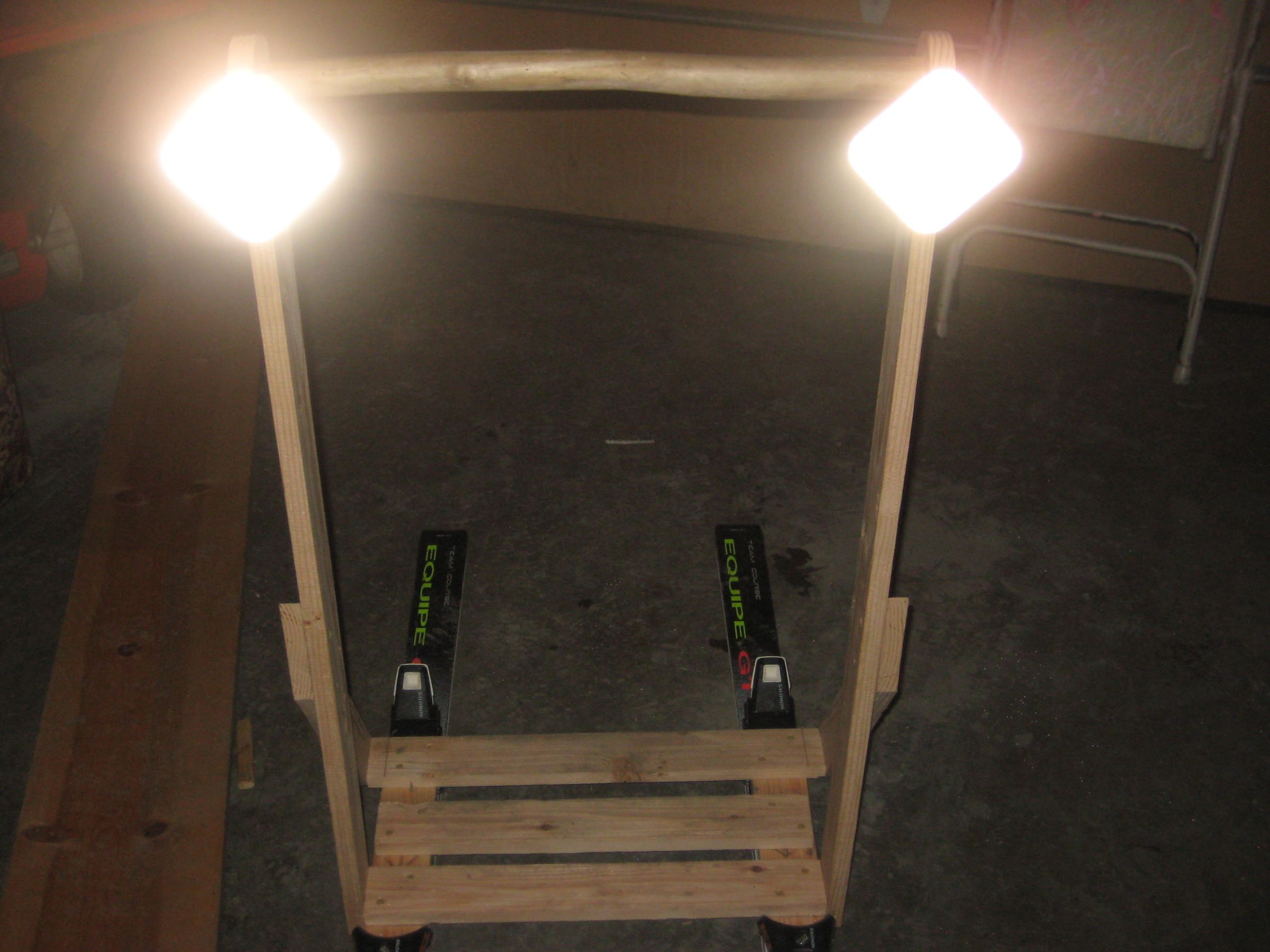 Kicksled Attachment for Downhill Skis : 3 Steps (with Pictures ...