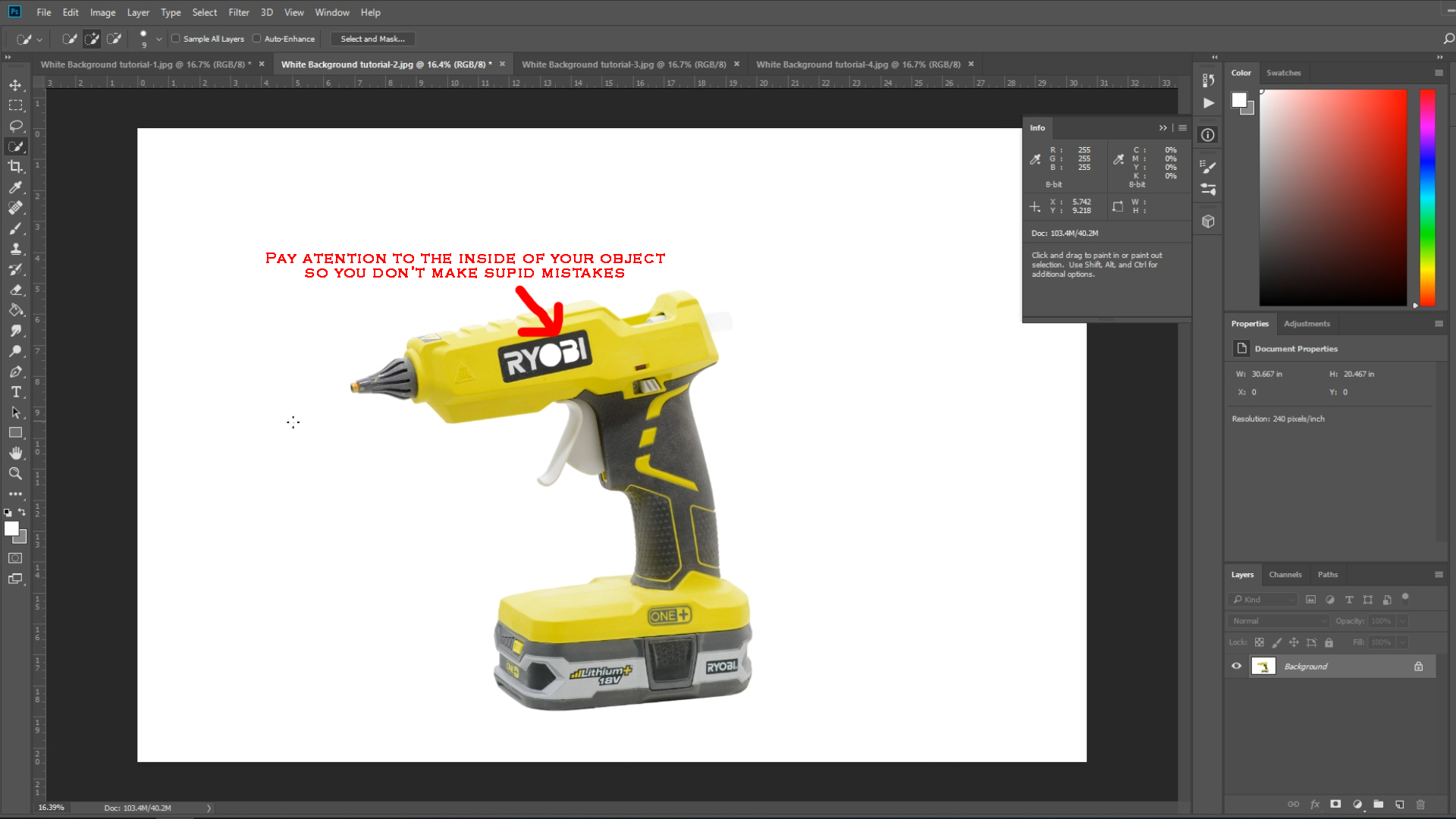 Make Perfect White Backgrounds (4 Ways + More Tips) : 6 Steps ...