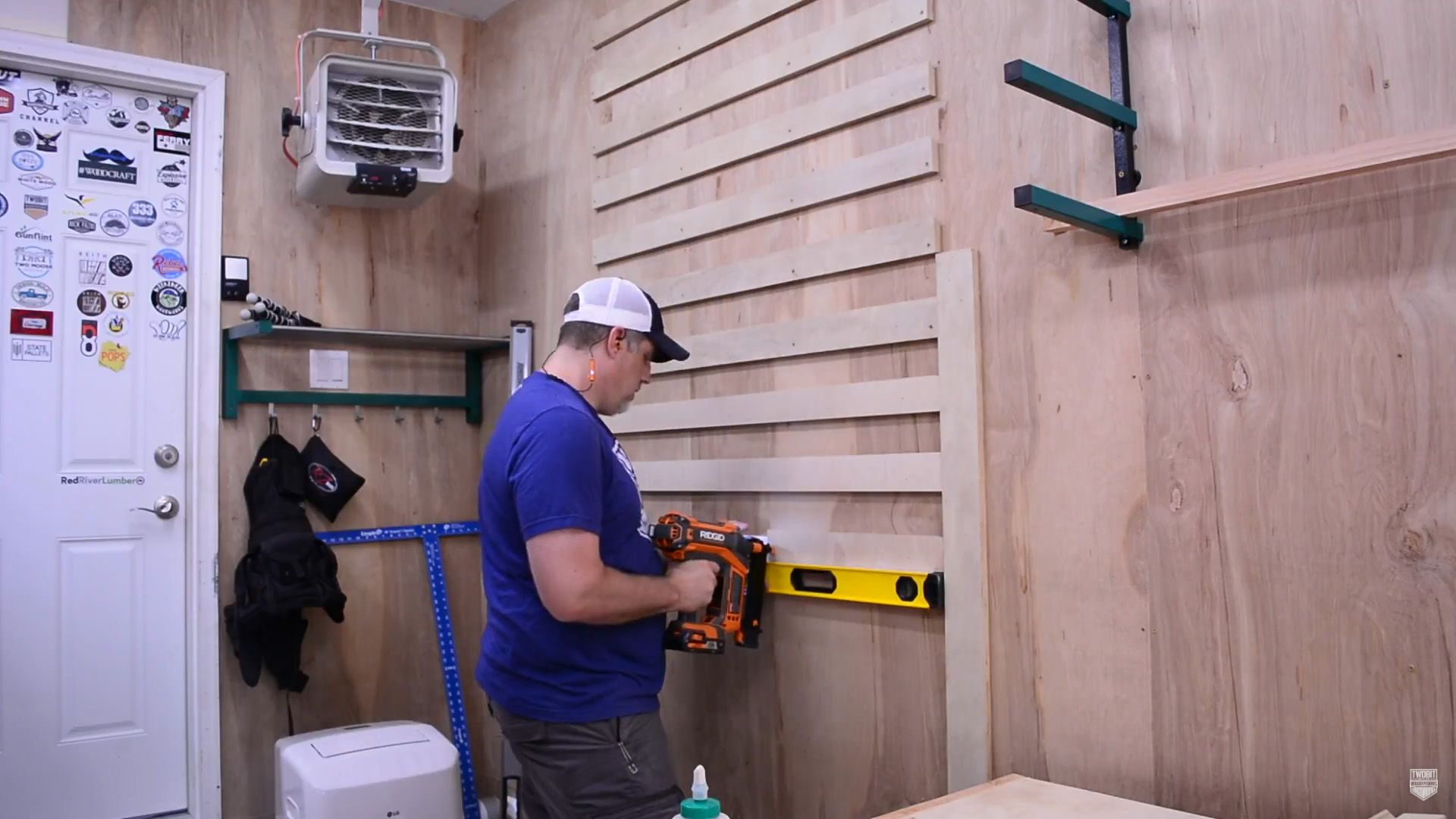 French Cleat Wall With Clamp Racks | How to Build - Woodworking : 28 ...