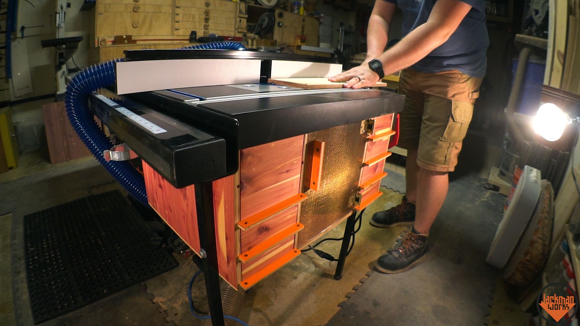 Ultimate Router Table & Storage Cabinet (table Saw Extension Wing) : 17 ...