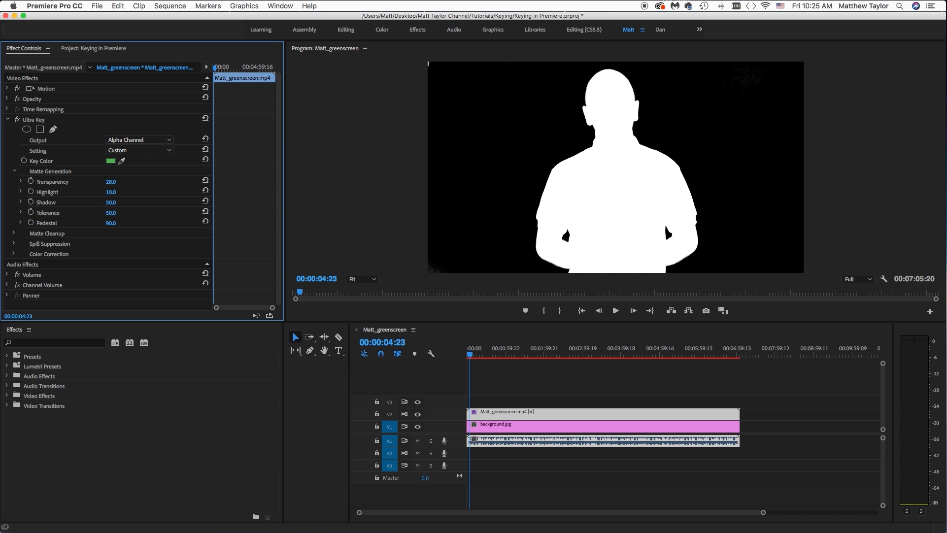 How to Remove Green Screen in Adobe Premiere Pro CC : 10 Steps (with ...