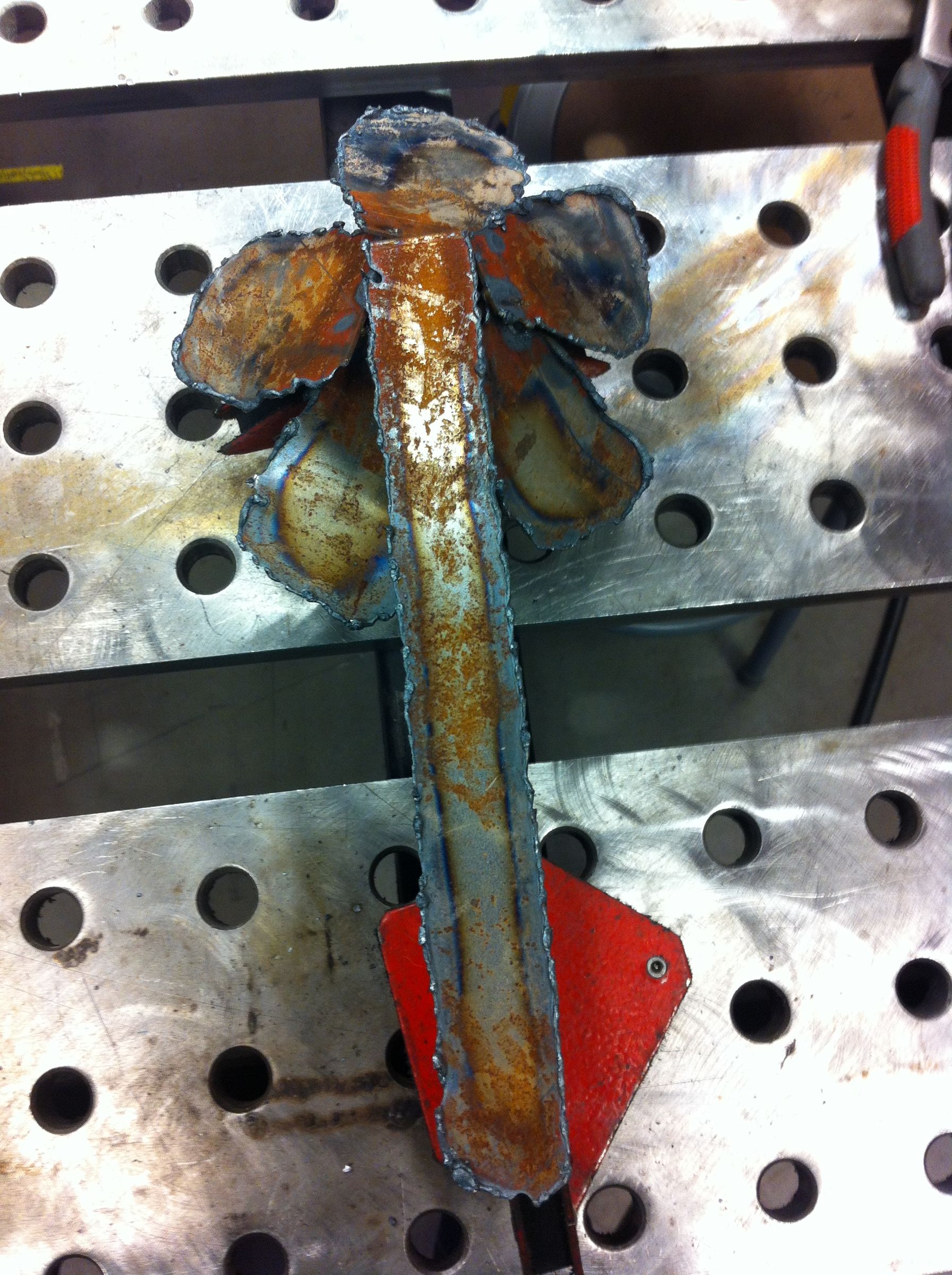 Sheet Metal Flower to Practice Plasma Cutting and Welding : 11 Steps ...