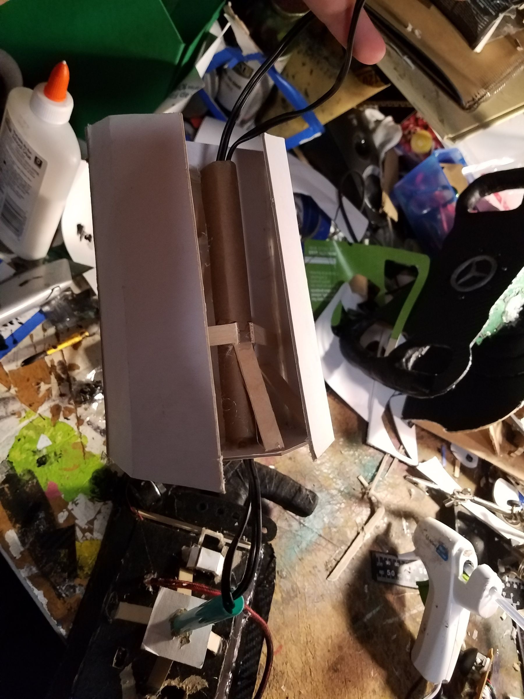 DIY PC Steering Wheel and Pedals From Cardboard! (Feedback, Paddle ...