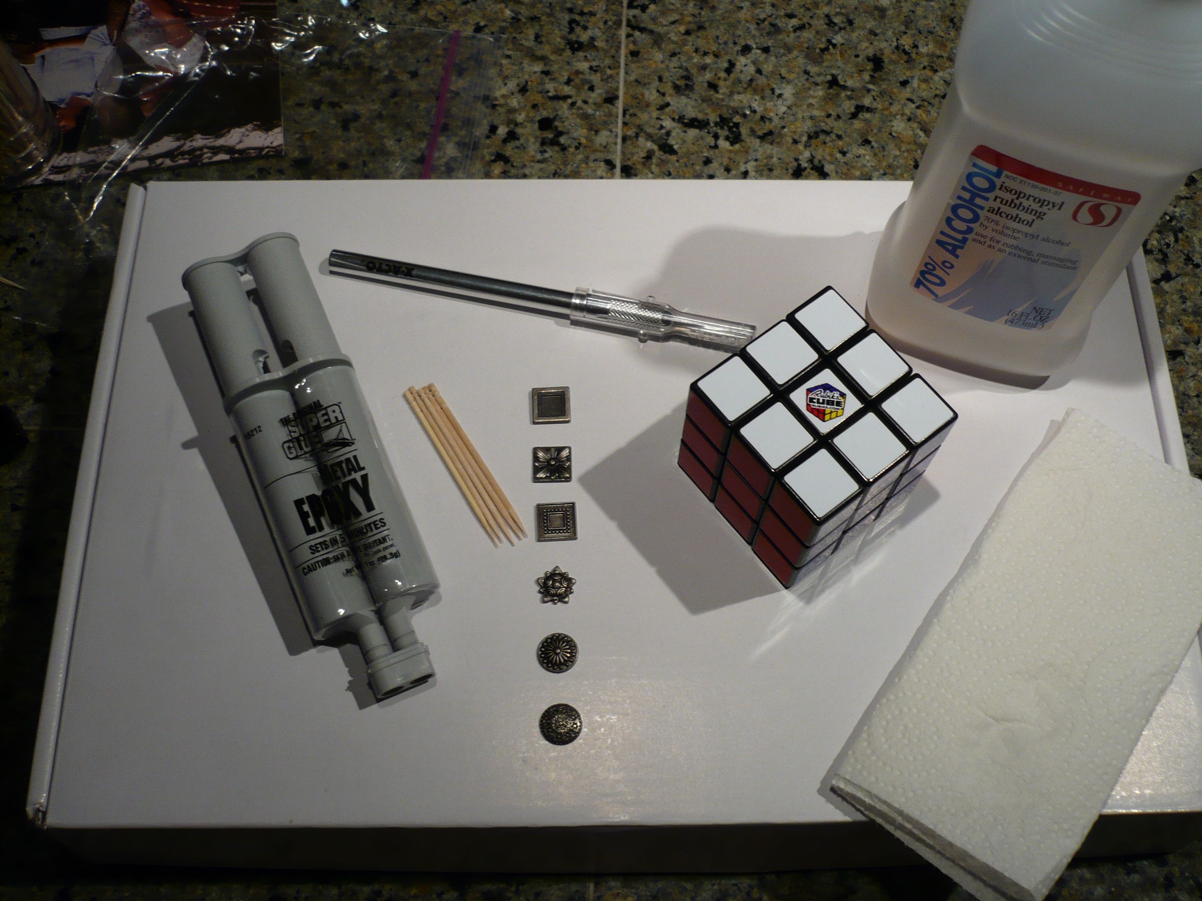 DIY - Rubik's Cube - Blind Man's Cube - Metal Rubiks Cube : 9 Steps (with Pictures) - Instructables