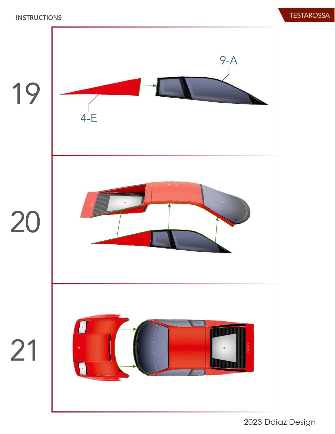 Ferrari Testarossa DIY Paper-Craft - Instructables