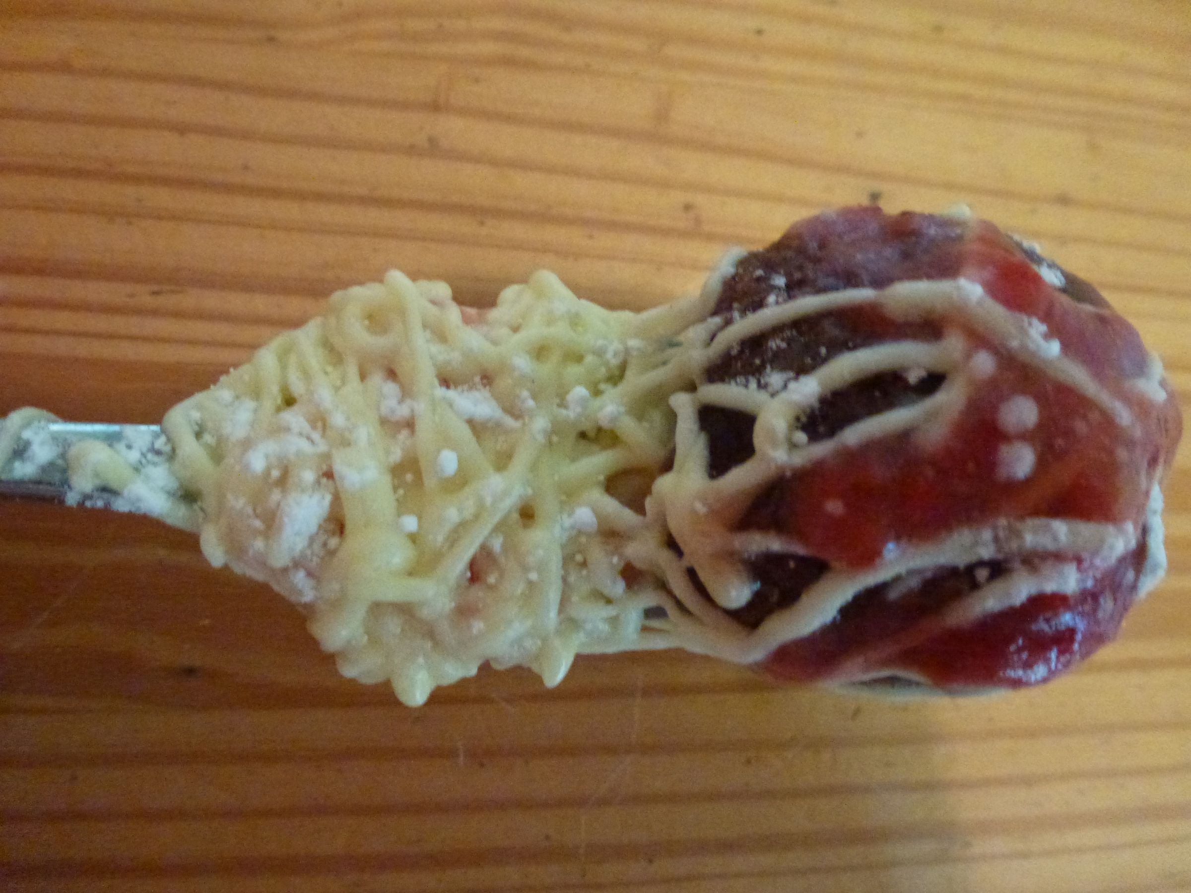 Dessert Spaghetti and Meatballs on a Fork (with Pictures) - Instructables