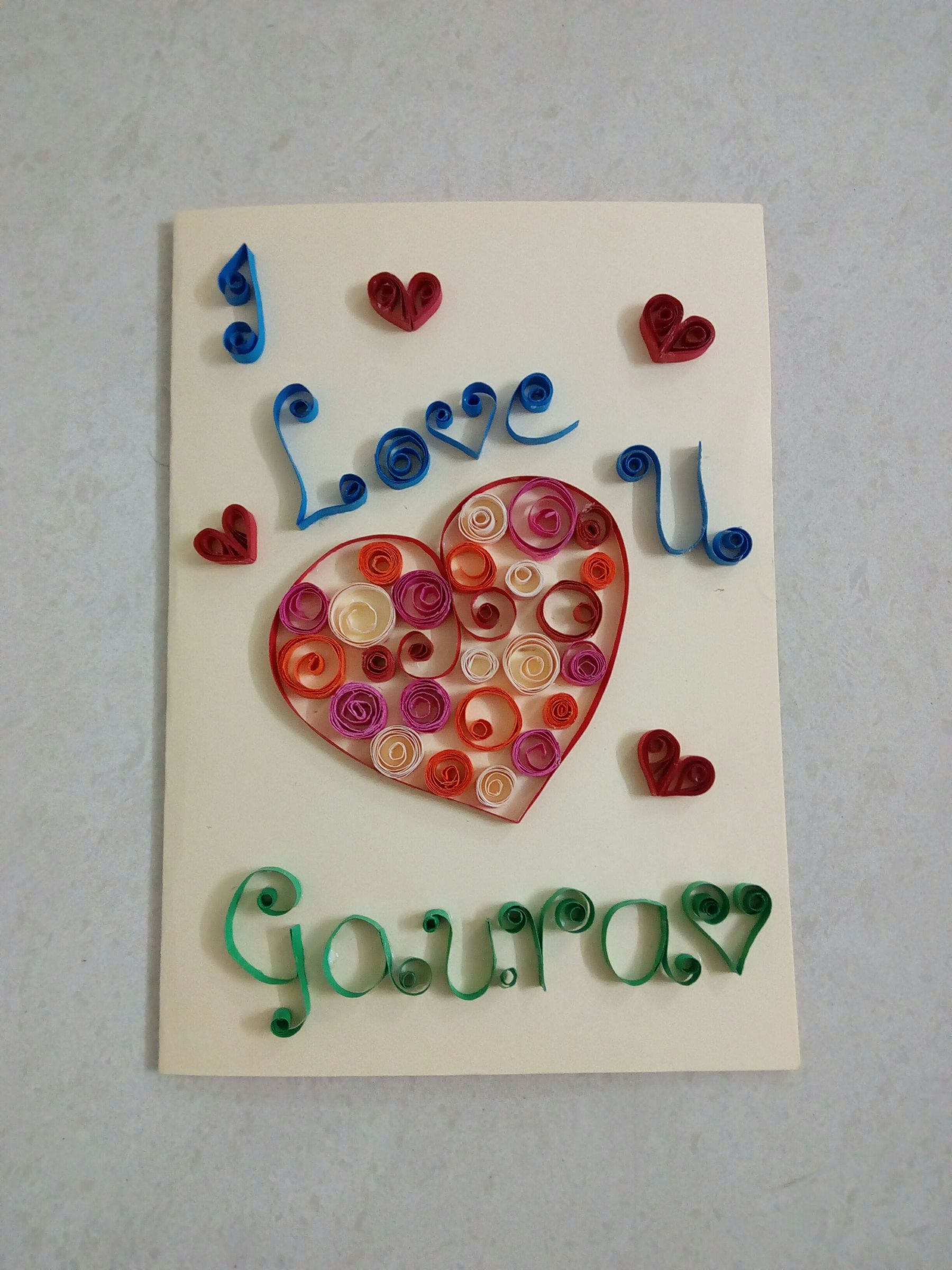 Quilling Valentine Card : 4 Steps (with Pictures) - Instructables