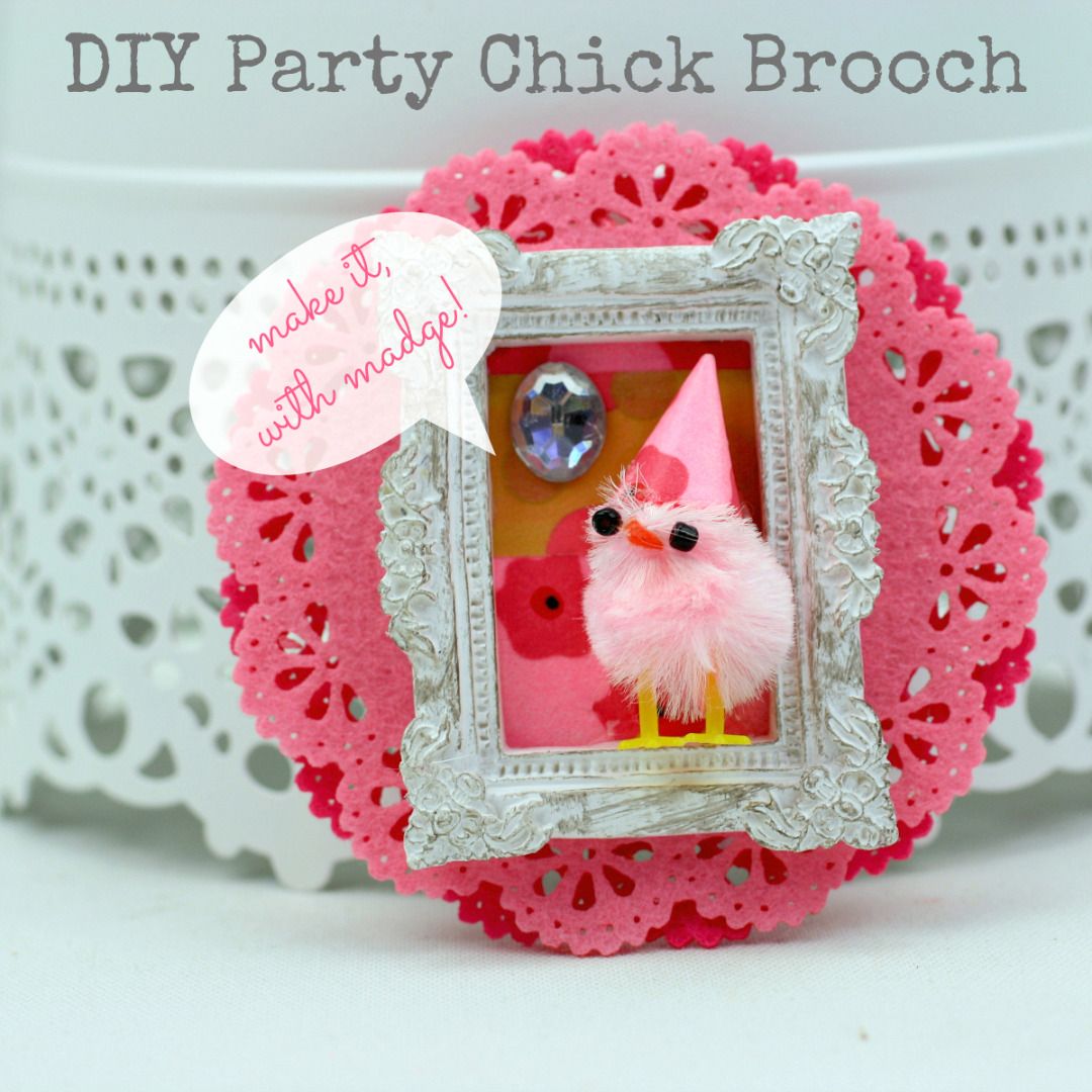 DIY Party Chick Pin : 5 Steps - Instructables