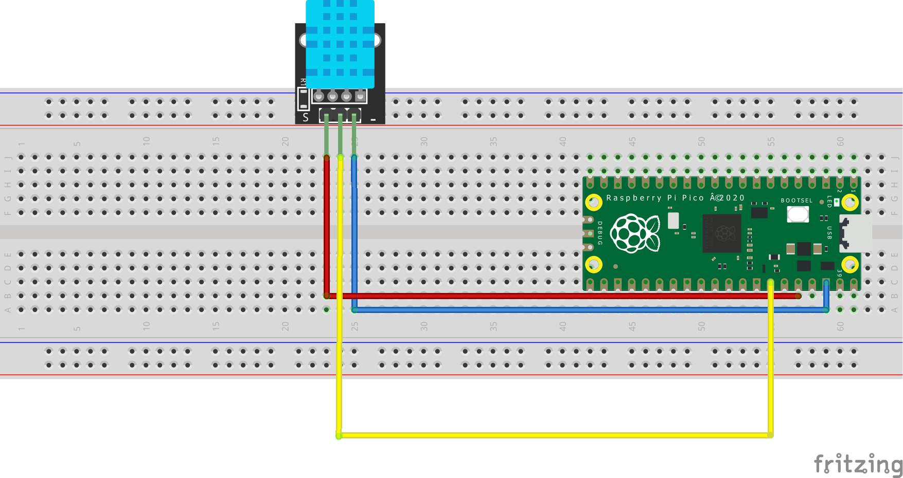 DHT11 With Raspberry Pi Pico : 4 Steps - Instructables