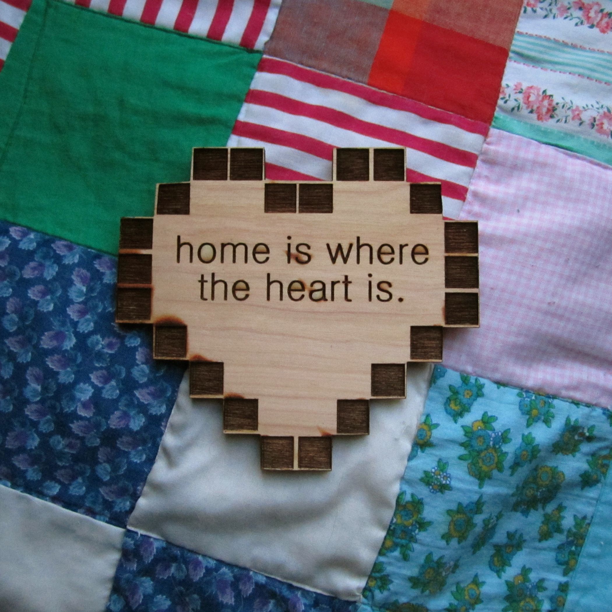 "home Is Where the Heart Is" Heart Container Plaque - Instructables