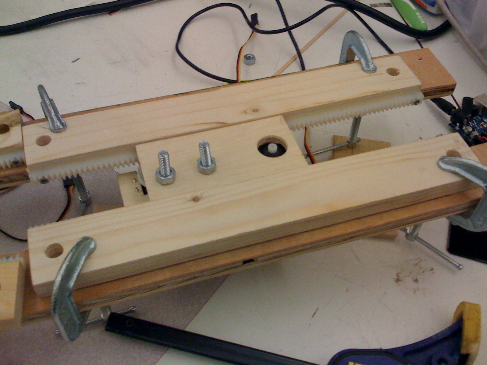 Awesome Moving Gears Controlled by Awesome Buttons (to Be Continued ...