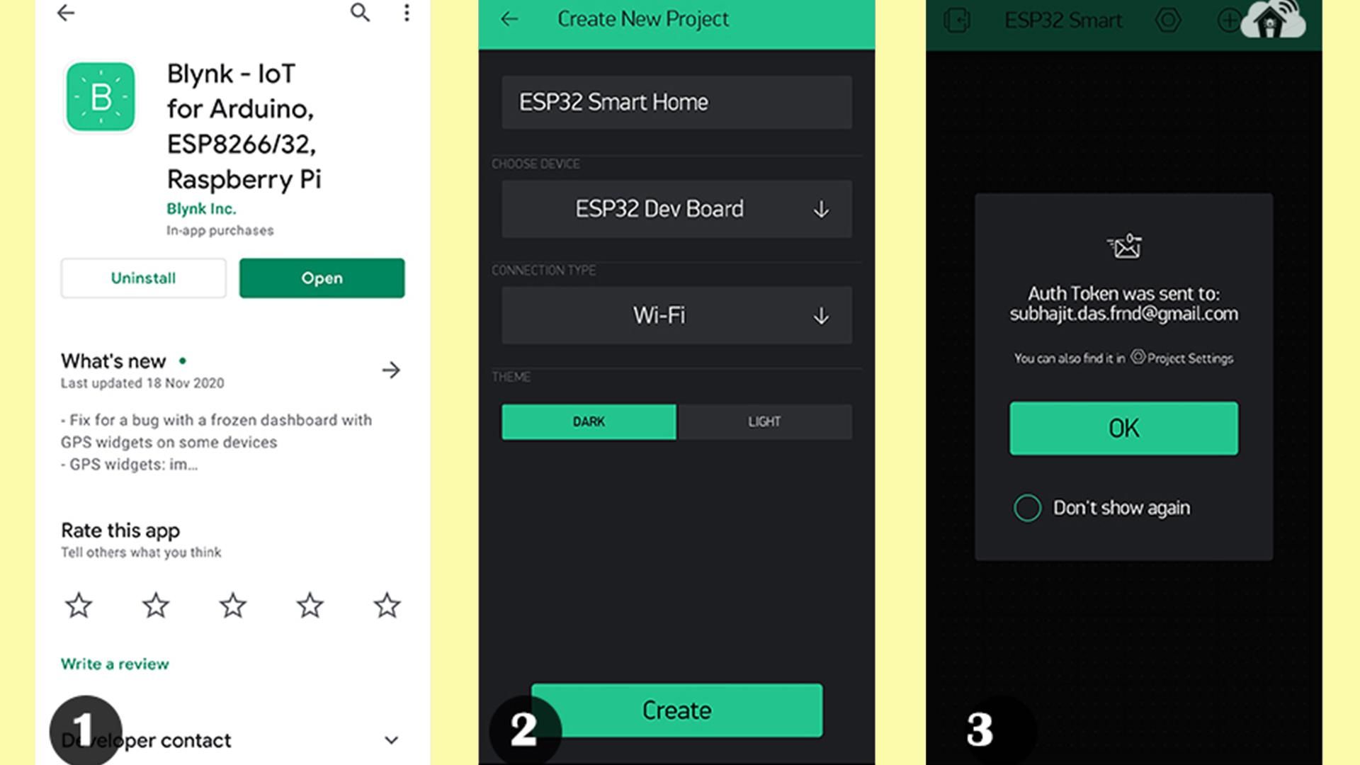 Smart Home Automation Using Blynk & ESP32 IoT Projects | WiFi & Manual ...