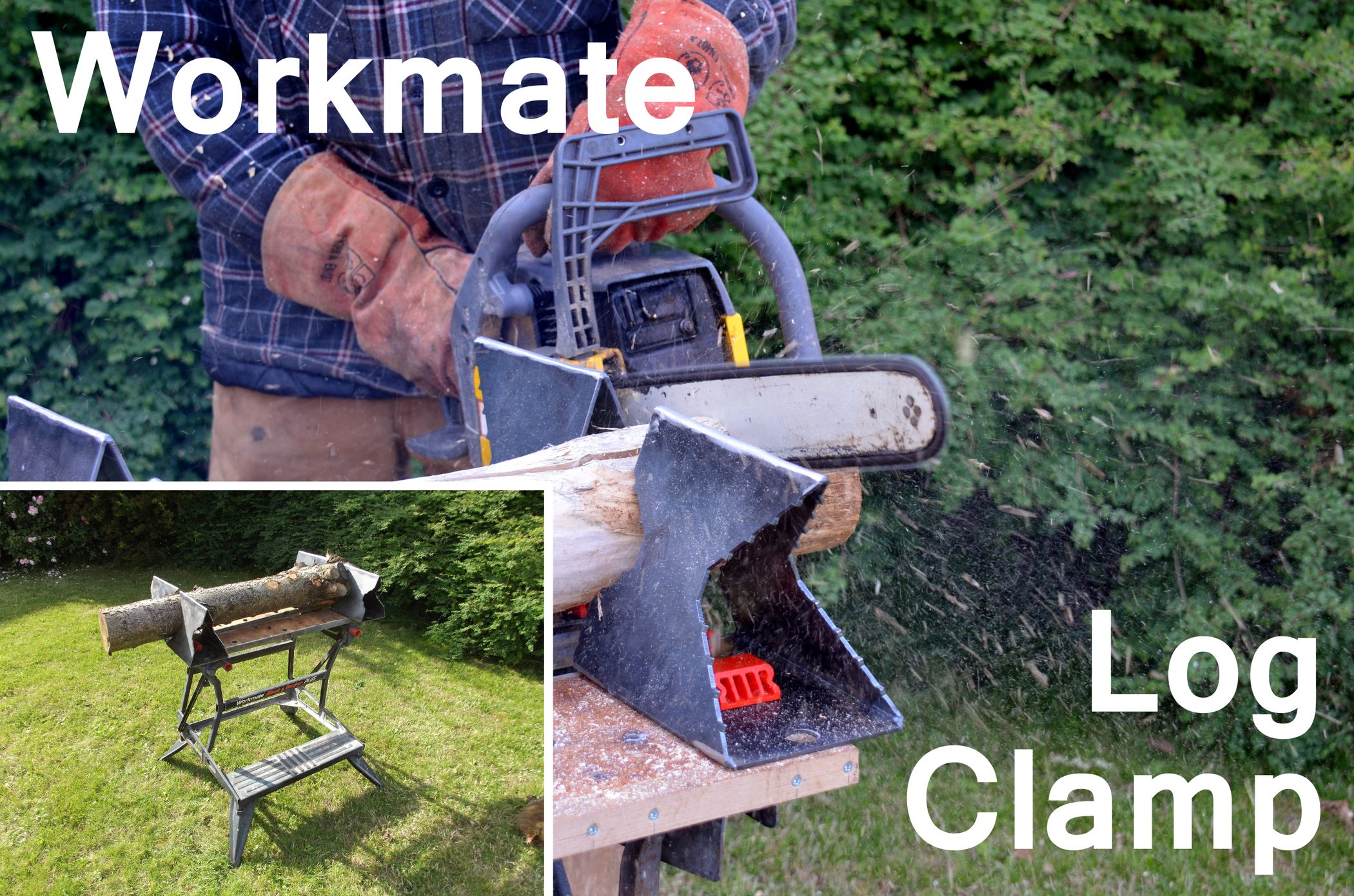 Log Clamping Jaws for Black & Decker Workmate - Cut With CNC Plasma ...