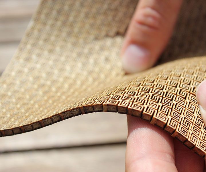 Super Flexible Double Curvature Surface - Laser Cut Plywood (with ...