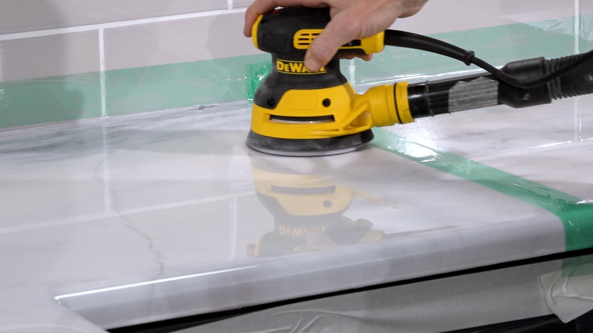 How to Get a Matt or Satin Finish on Epoxy Resin Countertops : 4 Steps ...