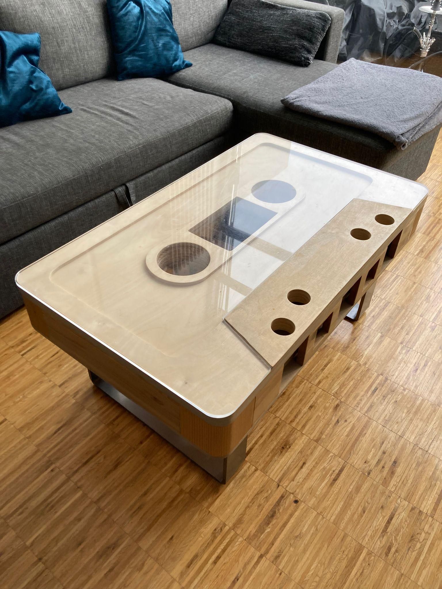 Wooden Cassette Table for the Living Room : 5 Steps (with Pictures ...