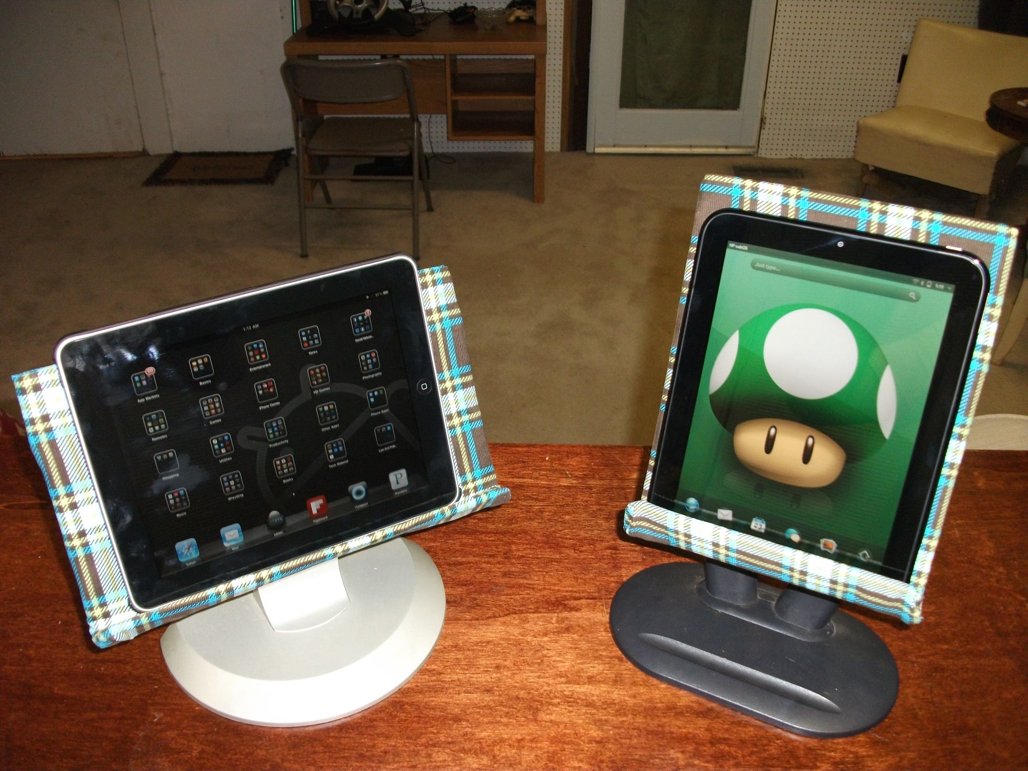 Homeade Tablet Stands Done in Style - Instructables