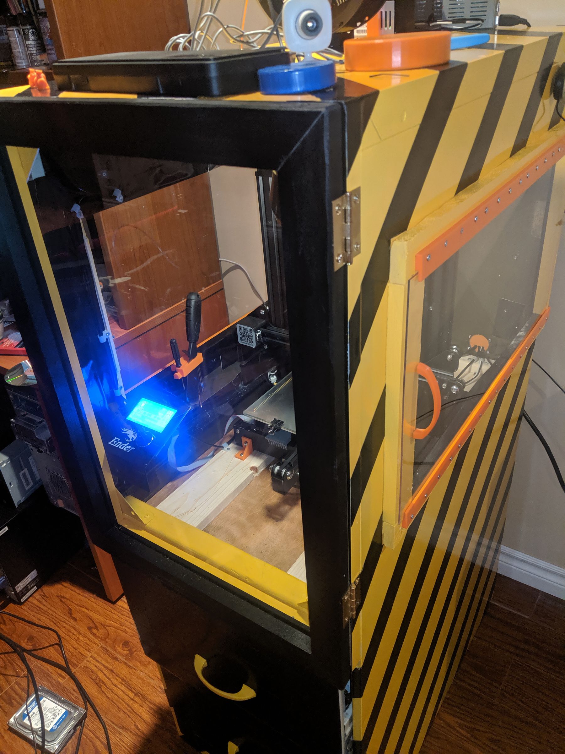 Filing Cabinet 3d Printer Enclosure : 6 Steps (with Pictures ...