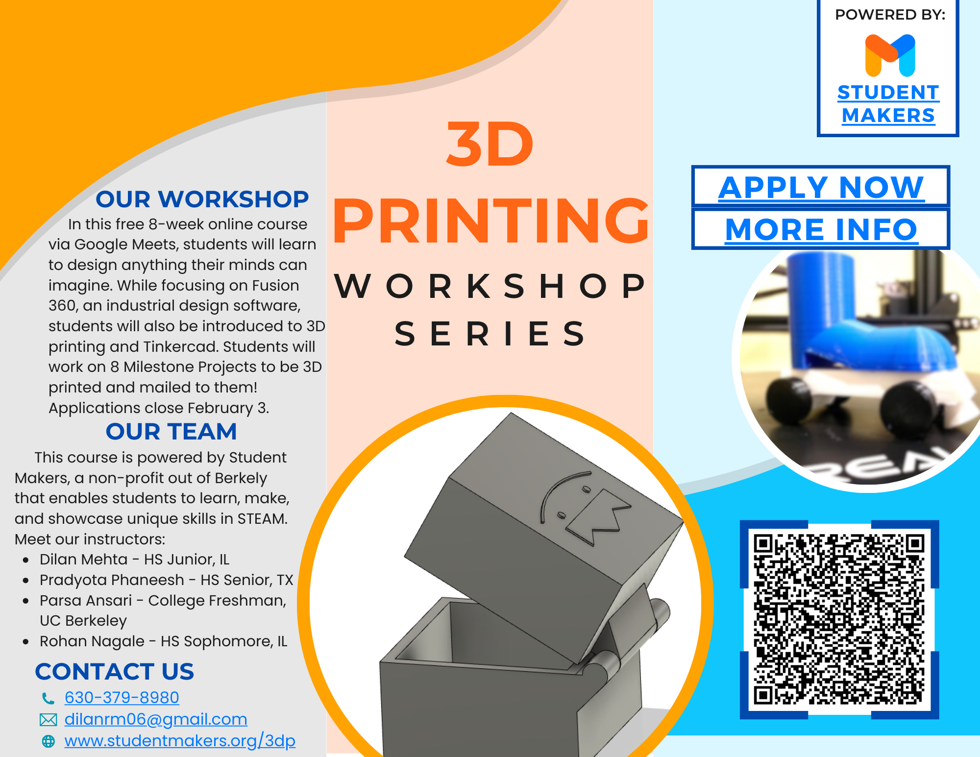 3D Printing Workshop Series Spring 2024 - Powered by Student Makers Non-profit : 13 Steps (with ...