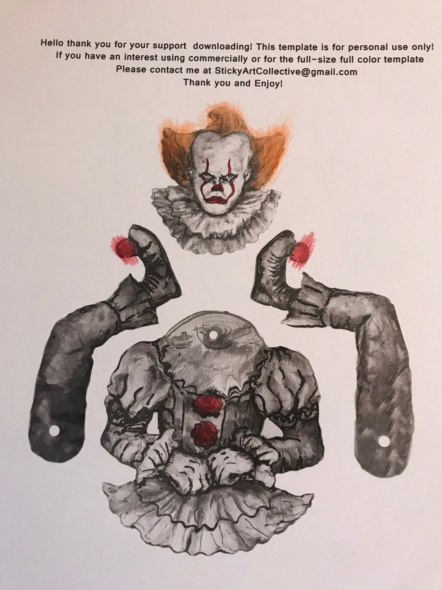 Light Up Floating Pennywise the Dancing Clown : 9 Steps (with Pictures ...