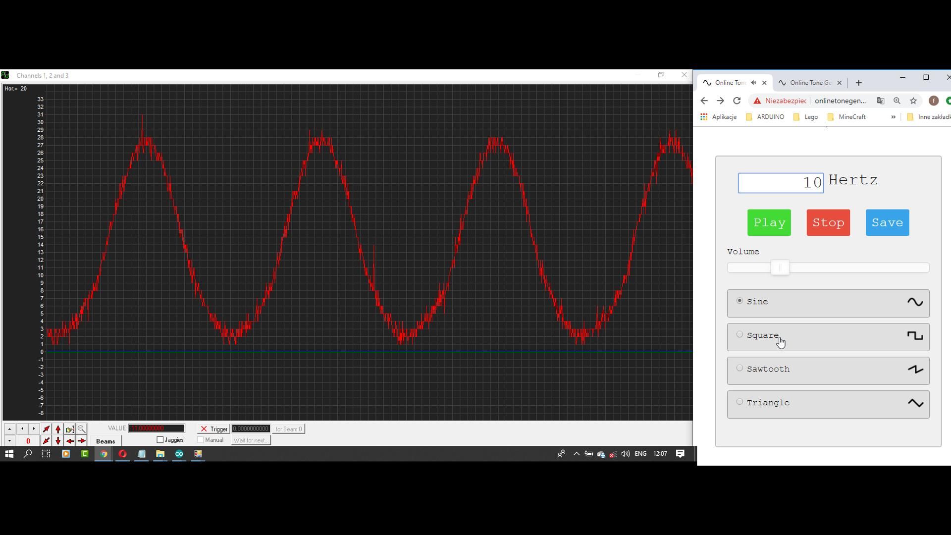 Oscilloscope 3channel on Arduino - Instructables
