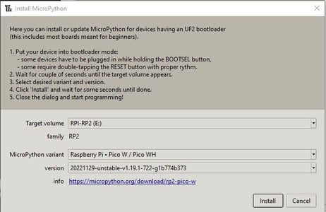 Getting Started Tutorial With Raspberry Pi Pico W Using MicroPython : 7 ...