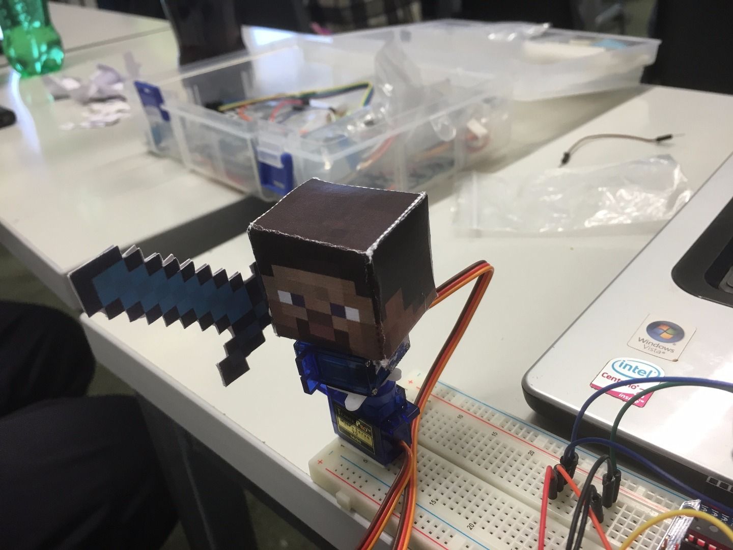 Arduino Steve - a Minecraft Animatronic : 6 Steps - Instructables