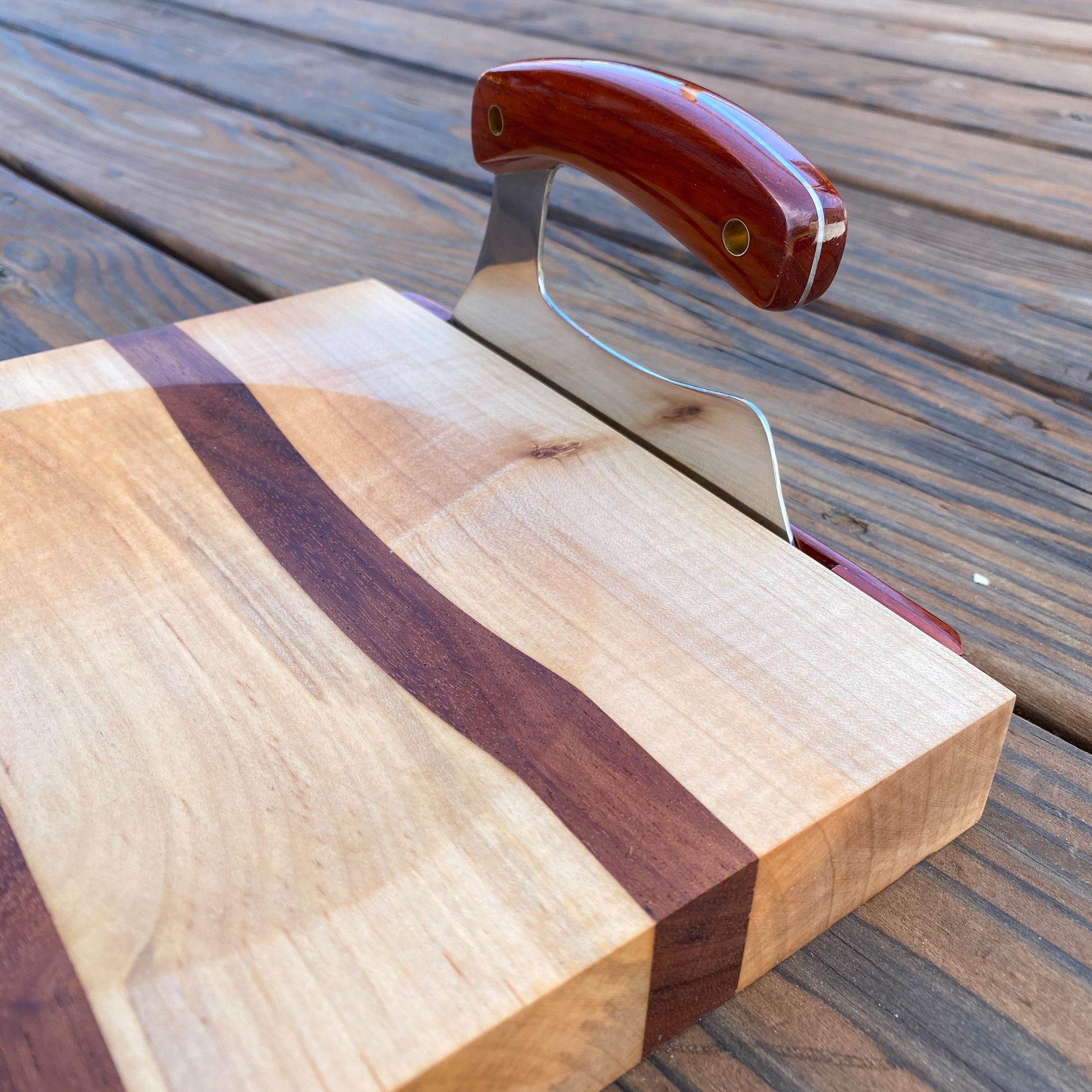 How to Make a Ulu Knife From a Old Saw Blade Plus a Bonus Cutting Board ...
