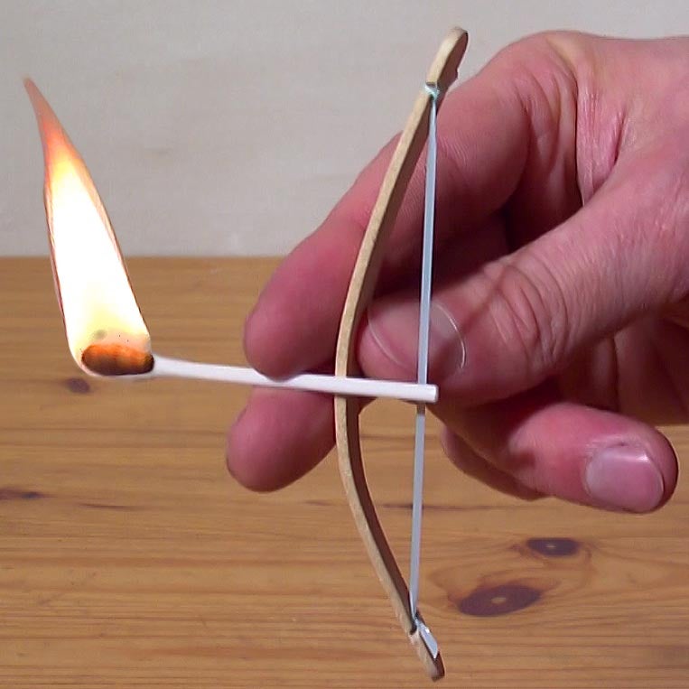 How To Make A Mini Bow And Arrow Flaming Arrows Instructables