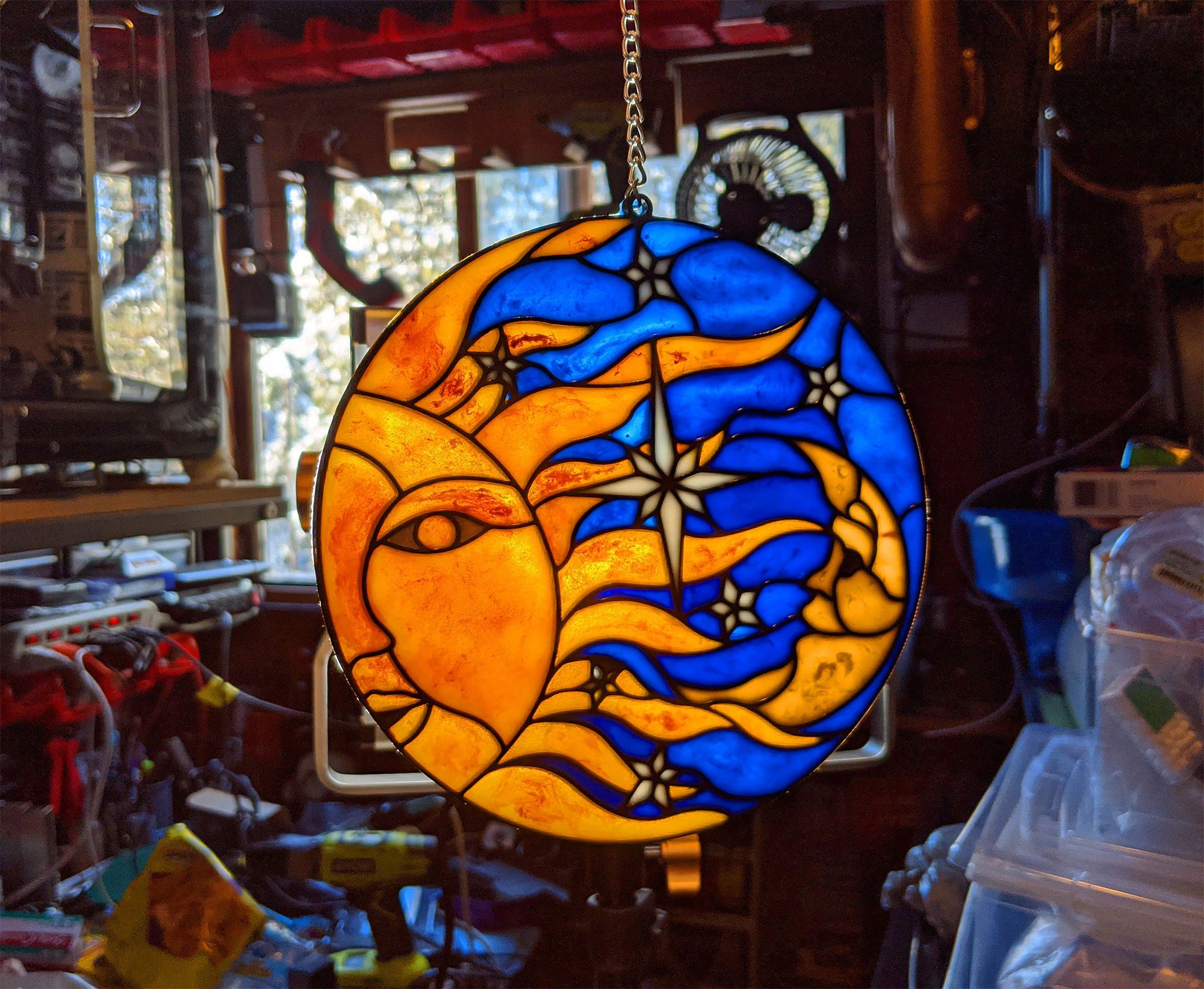 3D Printed Stained Glass Effect Suncatchers : 4 Steps (with Pictures ...