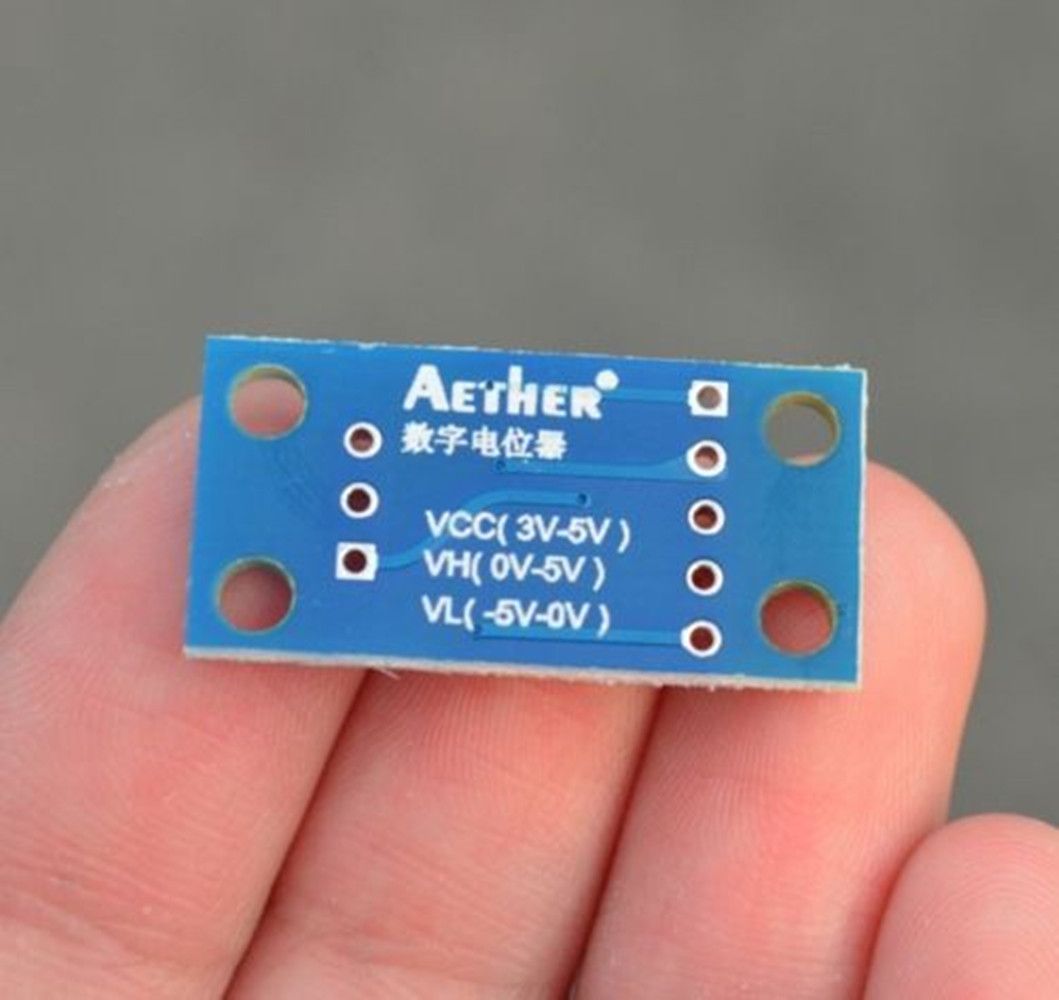2 Button Digital Potentiometer X9c104 - Instructables