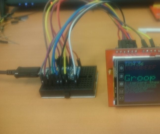 Connect 24 Tft Lcd To Arduino Leonardo Micro 4 Steps Instructables 1550