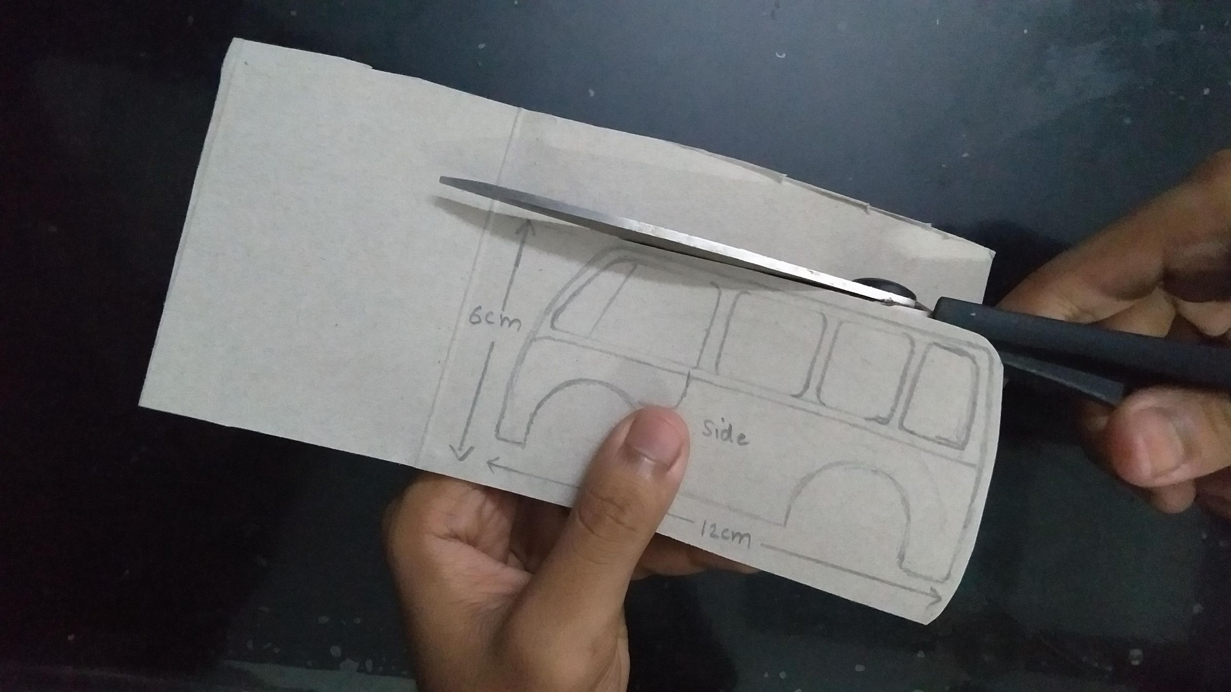 VW Mini Bus Model From Cardboard Box : 7 Steps (with Pictures ...