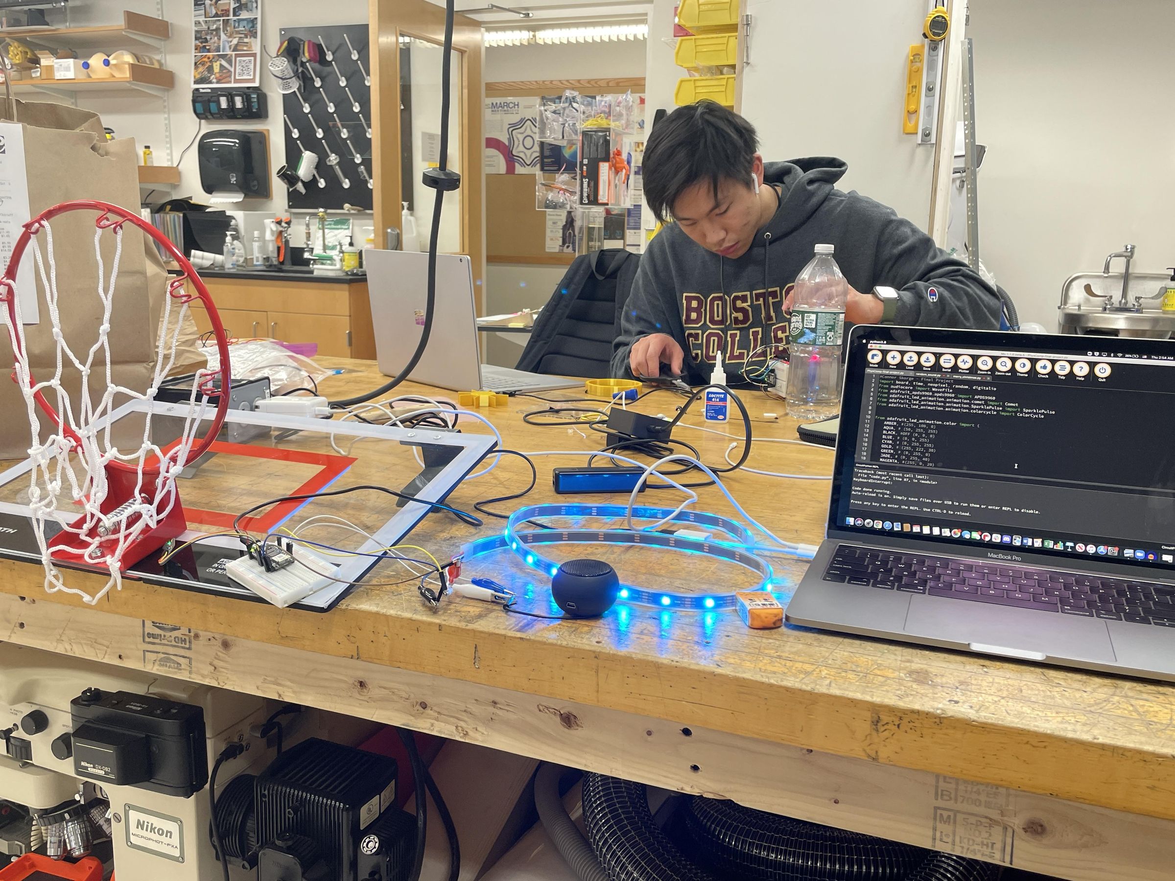 Arduino Mini Arcade Basketball Hoop - Final Project : 3 Steps ...