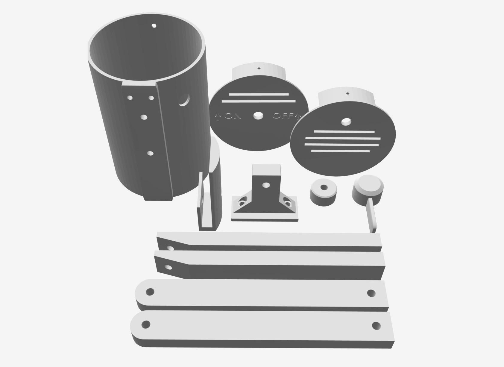 Bedside Lamp (Tube) - LED 12V 2.5W - 3D Printed : 9 Steps (with ...