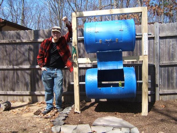 Plastic Barrel Composter Living By Faith: Make Your Own Compost
