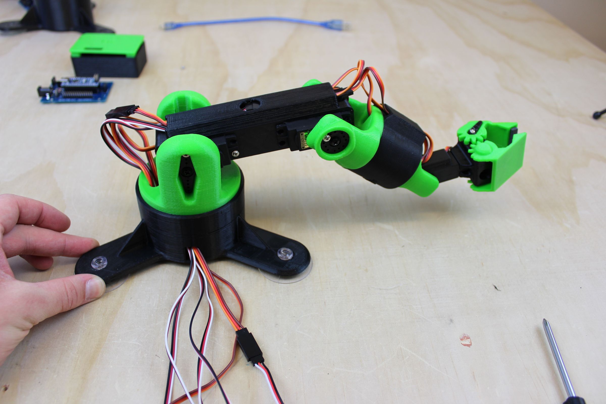LittleArm Big: a Large 3D Printed Arduino Robot Arm : 19 Steps (with ...