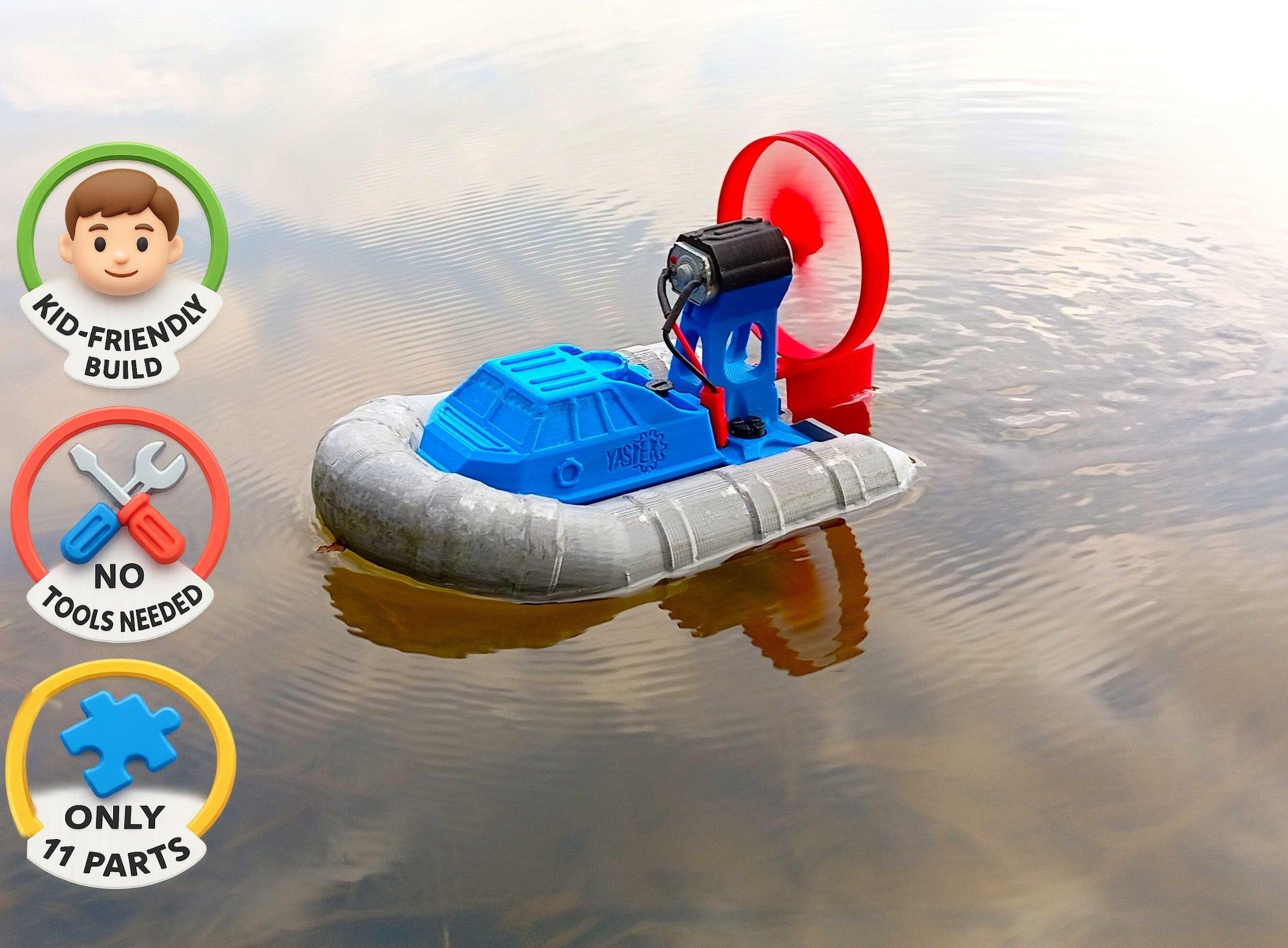 RC Boat V1 - YASPER - Simple 3D Printable RC Boat Kit : 9 Steps ...