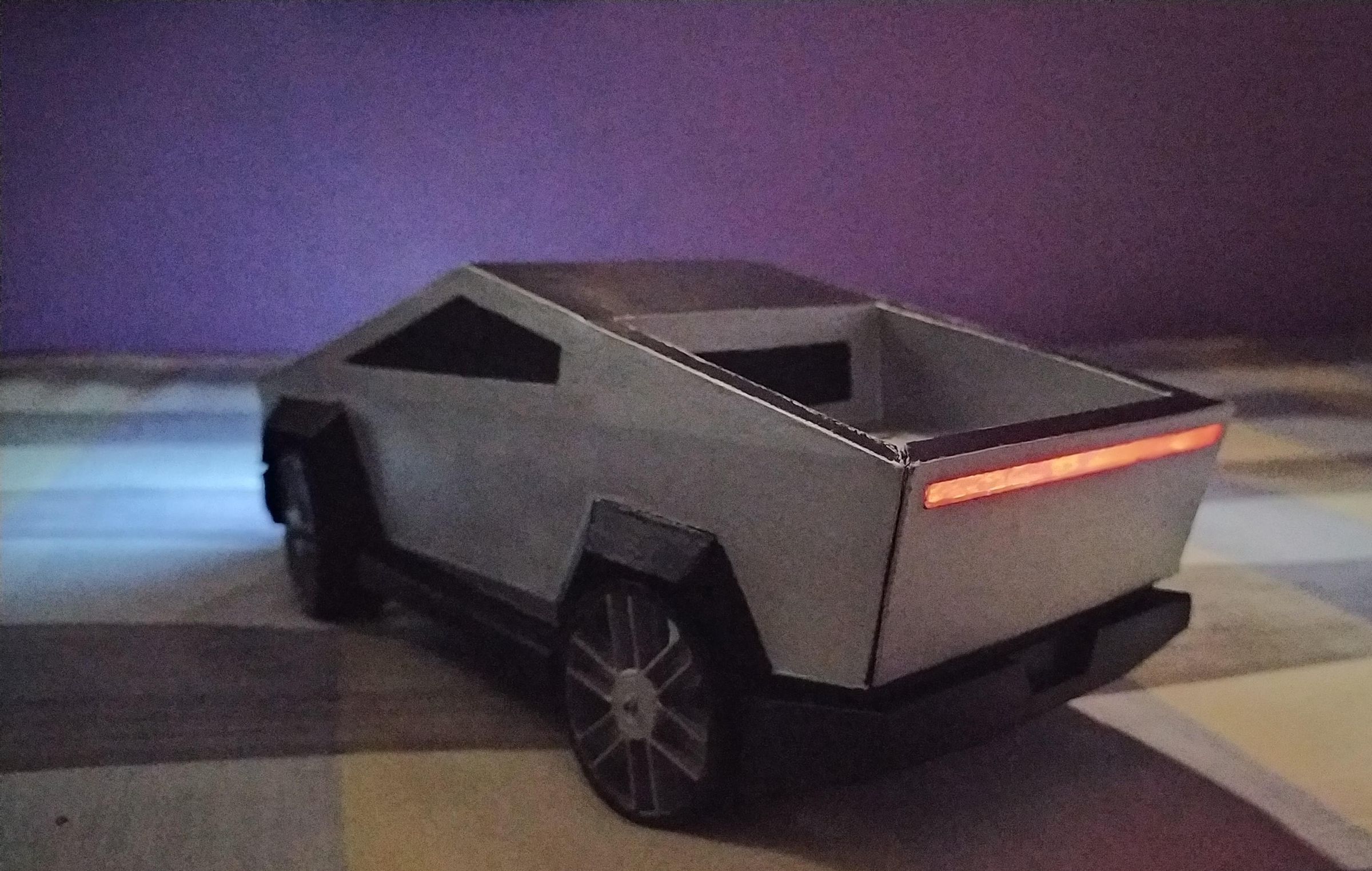 Tesla Cybertruck DIY Made of Cardboard : 6 Steps (with Pictures ...