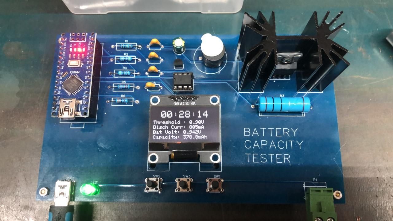 DIY Arduino Battery Capacity Tester - V2.0 : 11 Steps (with Pictures ...