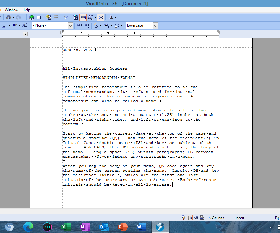 Properly Keying & Formatting Simplified Memorandums : 11 Steps ...