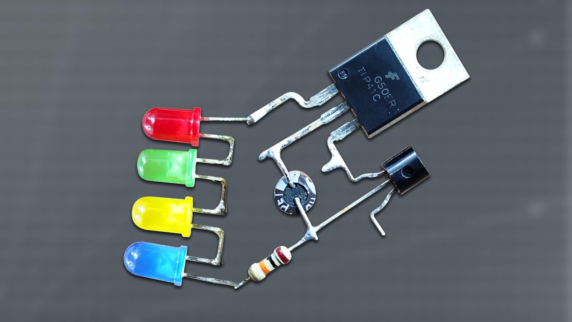 How to Make Simple 12v LED Flasher Circuit || JLCPCB : 6 Steps ...